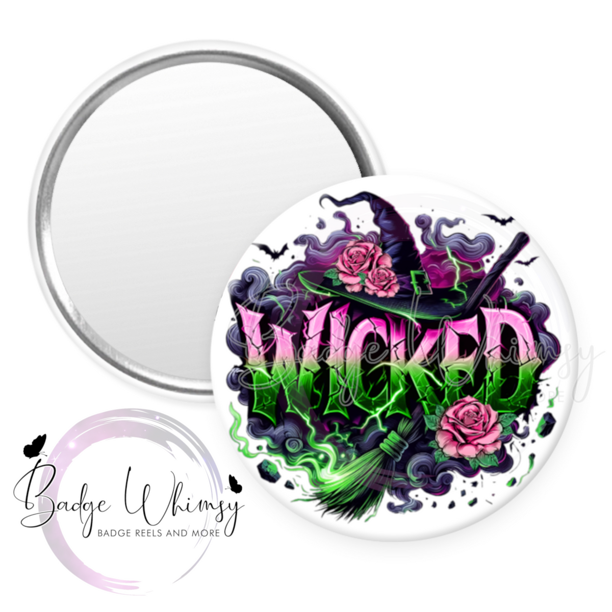 Wicked - Pin, Magnet or Badge Holder| Badge Whimsy